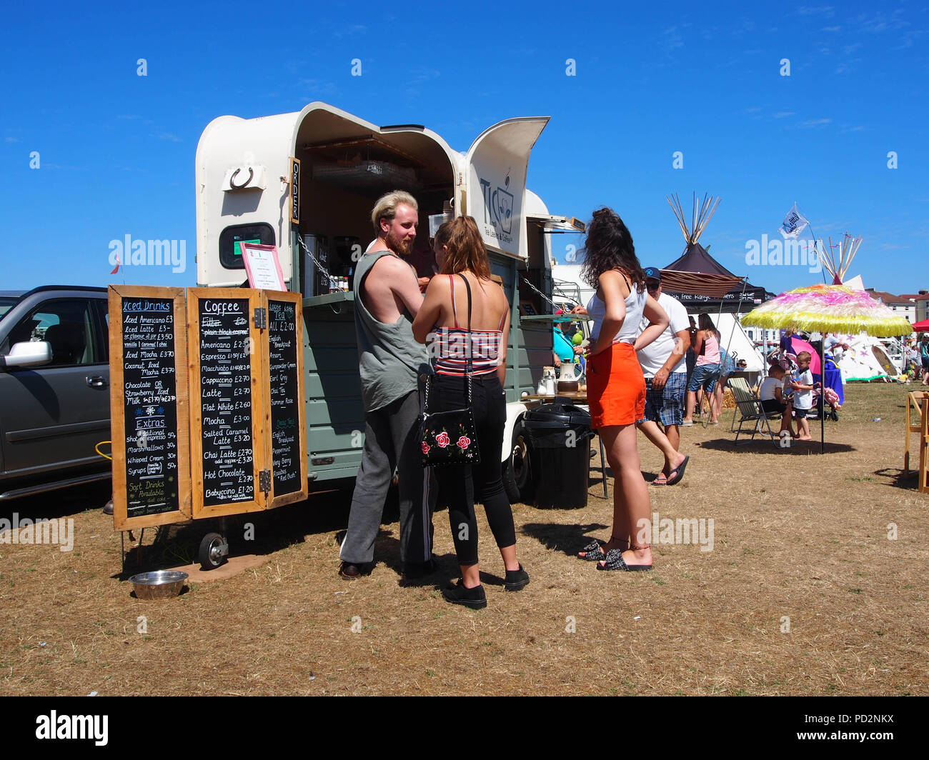 Mobile catering trailer hi-res stock photography and images - Alamy