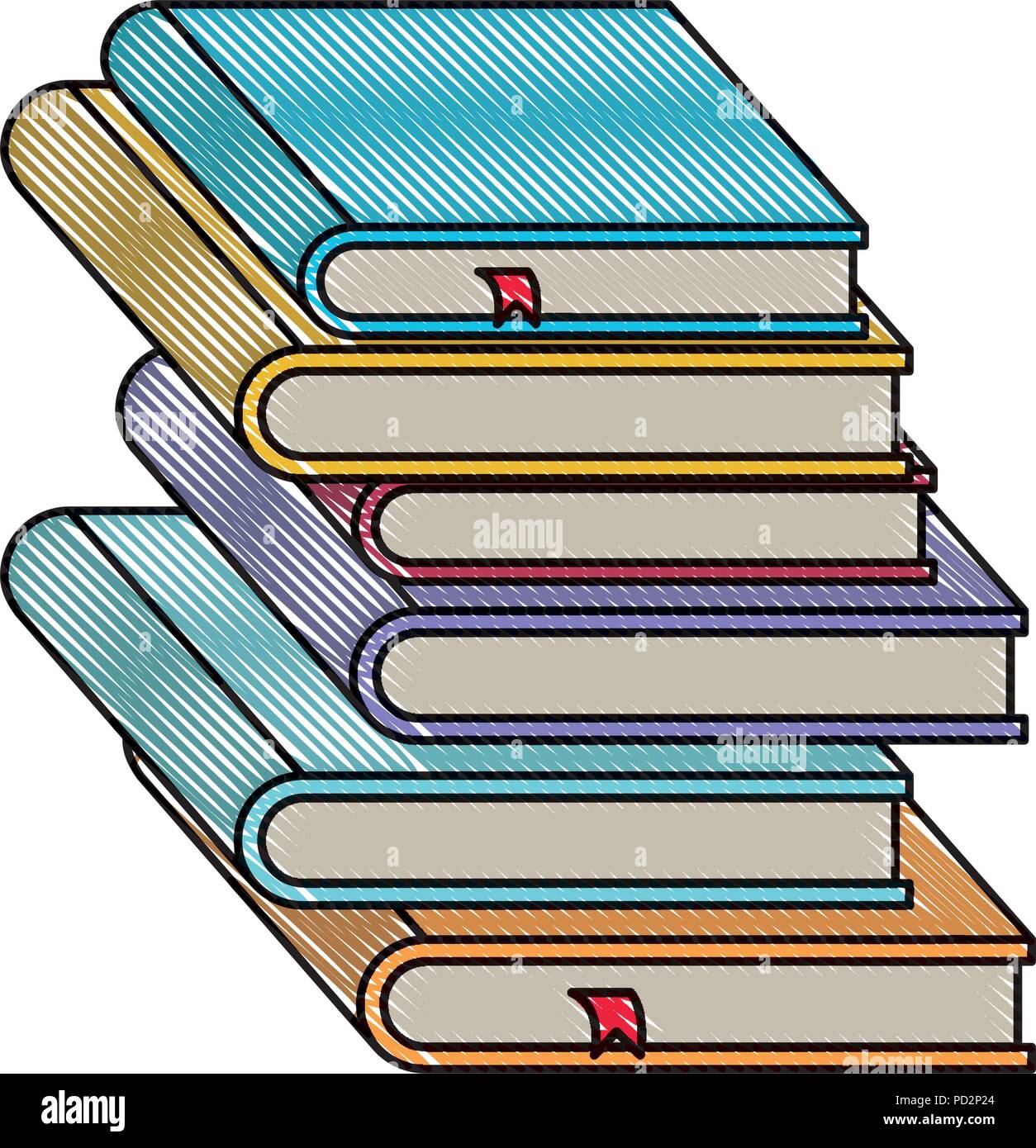 pile text books isolated icon Stock Vector Image & Art - Alamy