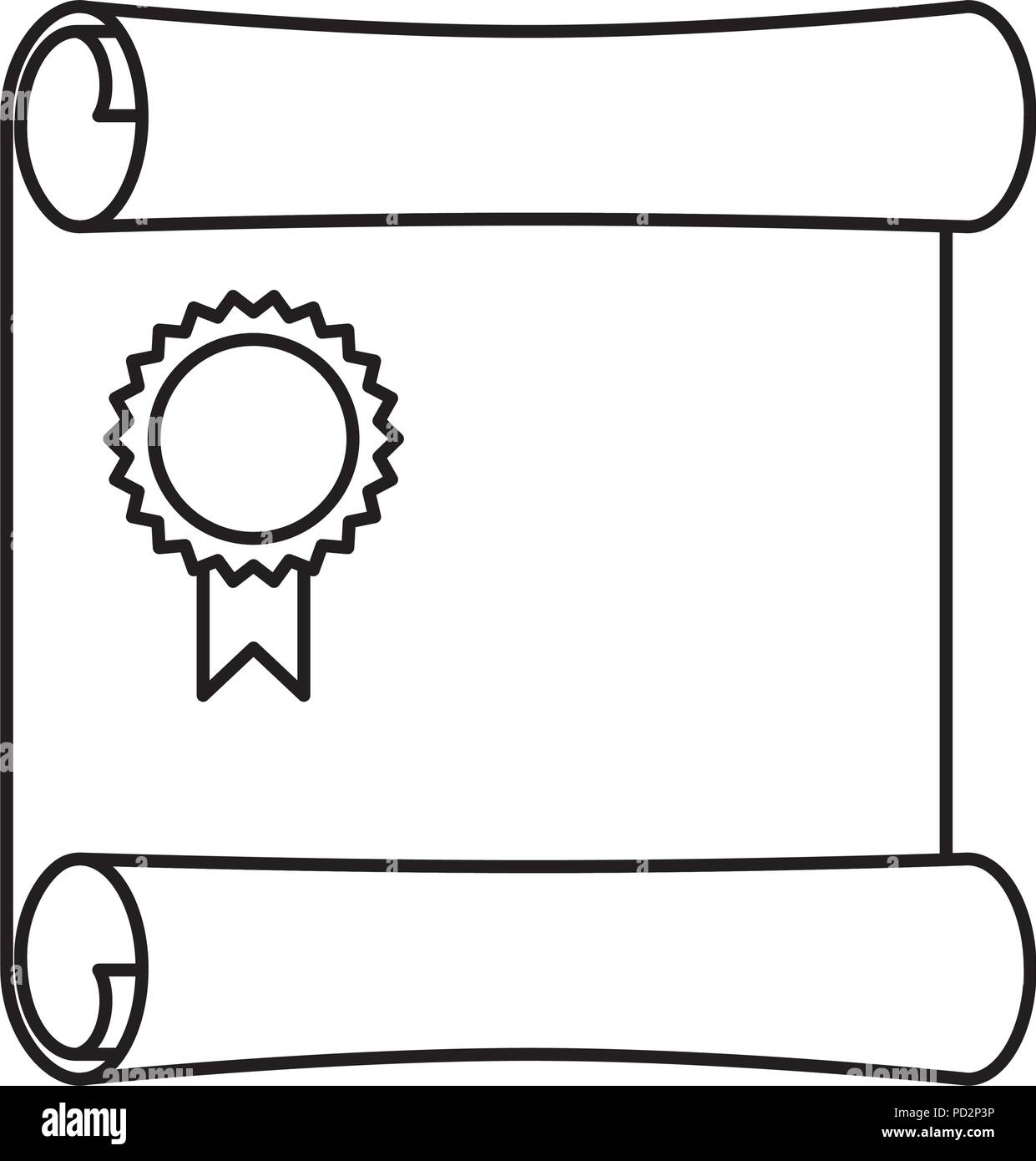 diploma graduation open icon Stock Vector Image & Art - Alamy