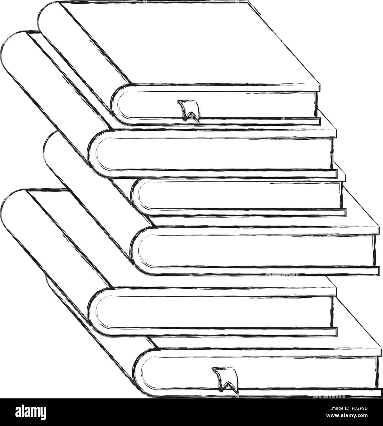 pile text books isolated icon Stock Vector Image & Art - Alamy