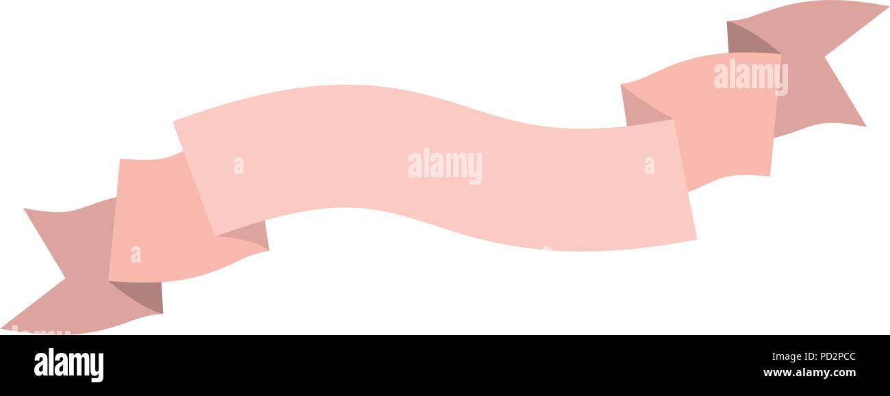 single and classic pink ribbon frame Stock Vector Image & Art - Alamy
