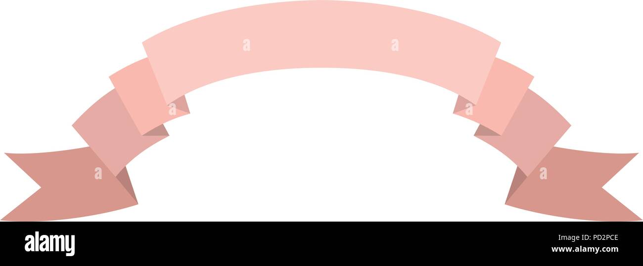 single and classic pink ribbon frame Stock Vector Image & Art - Alamy