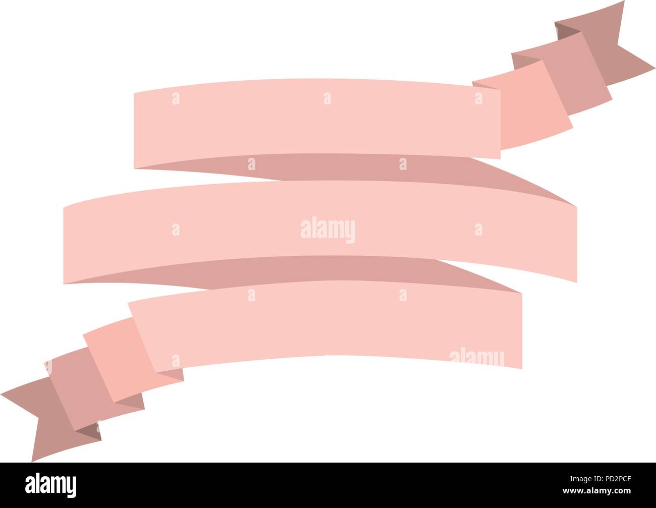 single and classic pink ribbon frame Stock Vector Image & Art - Alamy