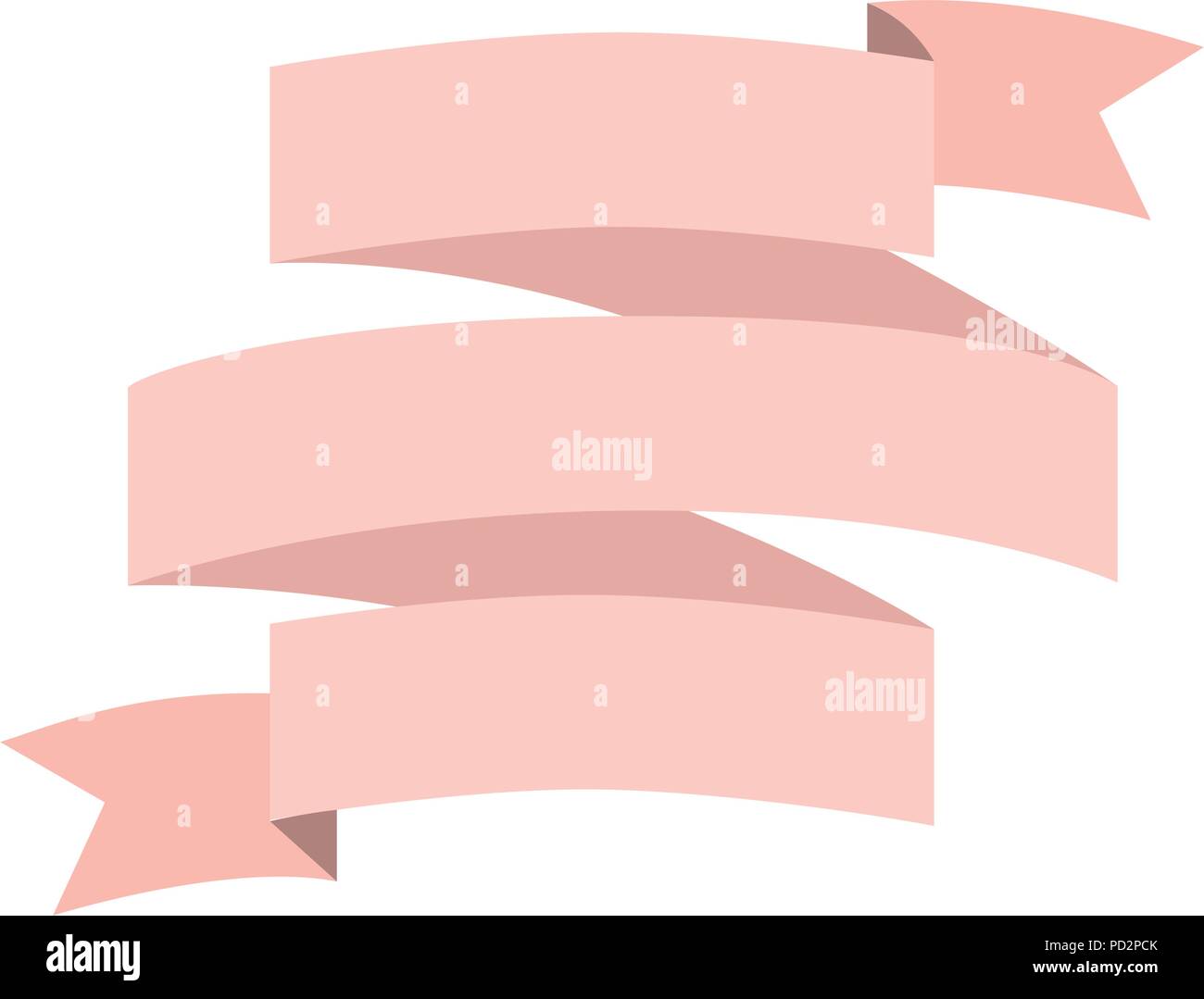single and classic pink ribbon frame Stock Vector Image & Art - Alamy