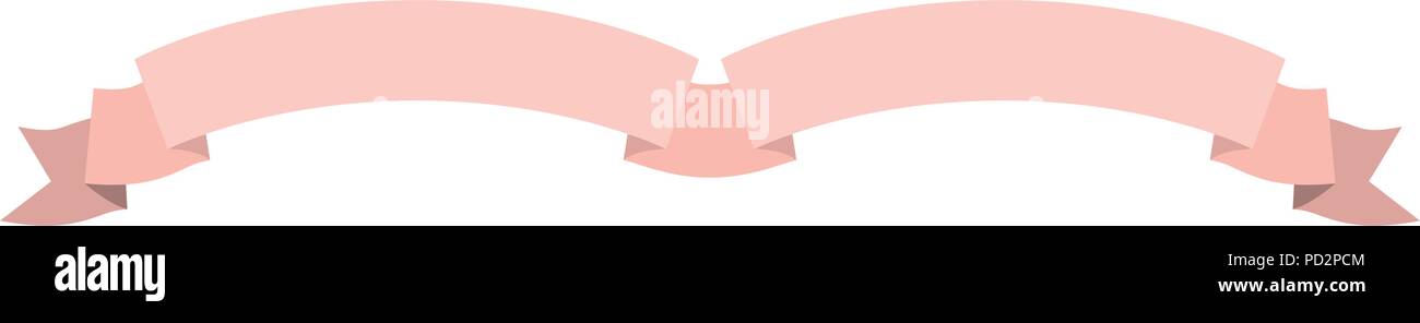 single and classic pink ribbon frame Stock Vector Image & Art - Alamy