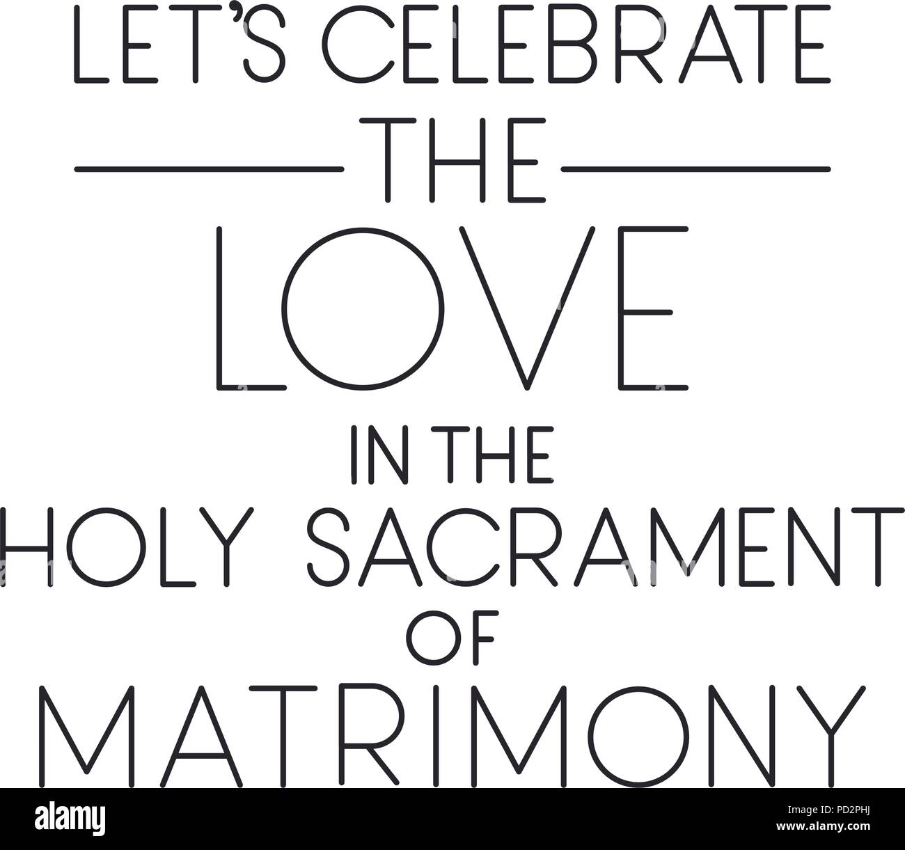 celebrate the love with hand made font Stock Vector Image & Art - Alamy