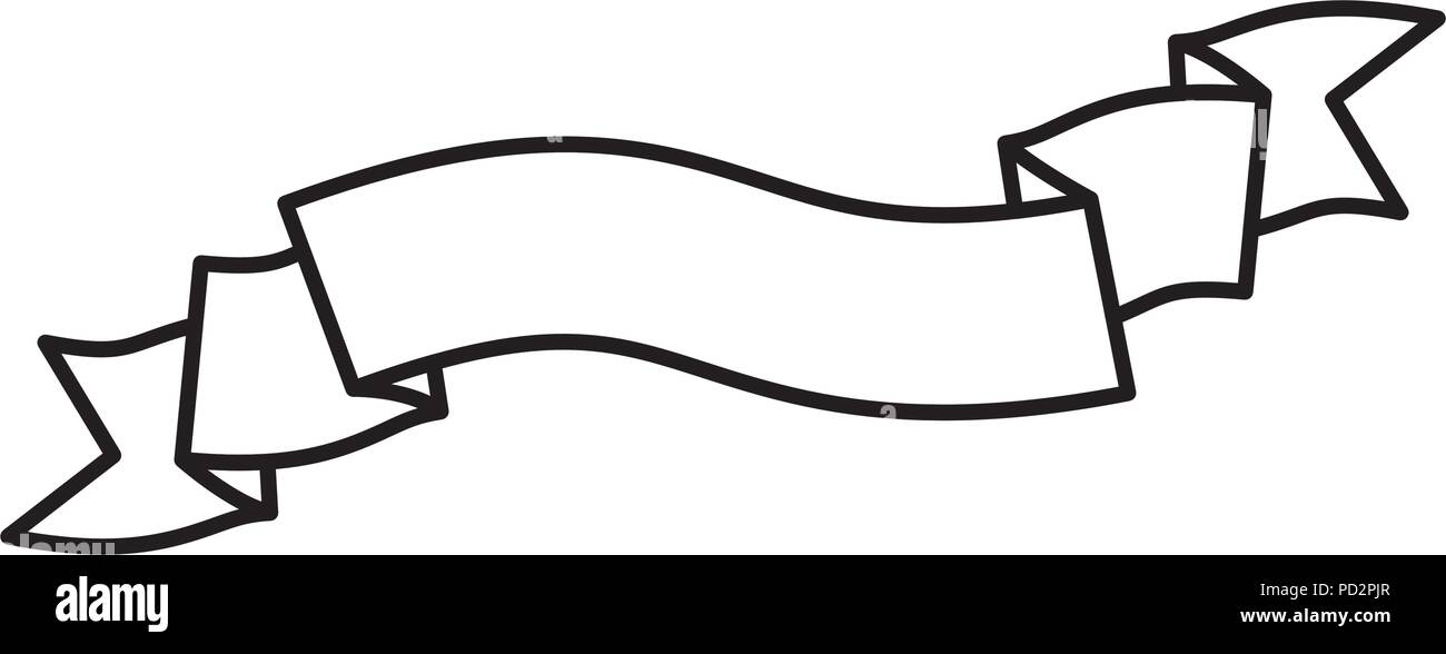 single and classic ribbon frame Stock Vector Image & Art - Alamy