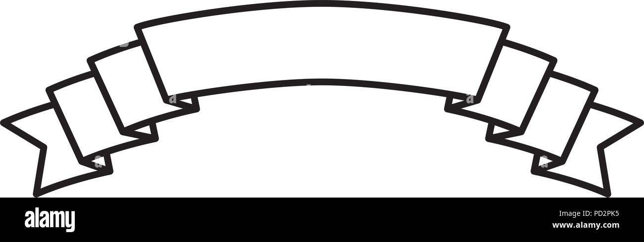 single and classic ribbon frame Stock Vector Image & Art - Alamy