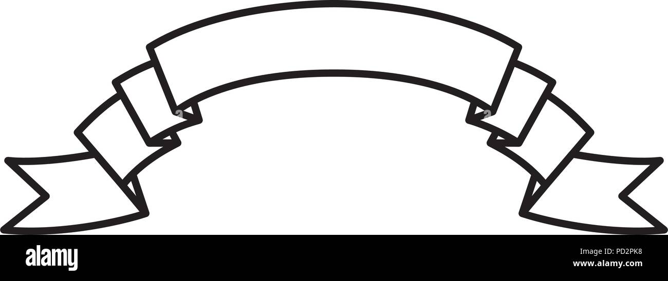 single and classic ribbon frame Stock Vector Image & Art - Alamy