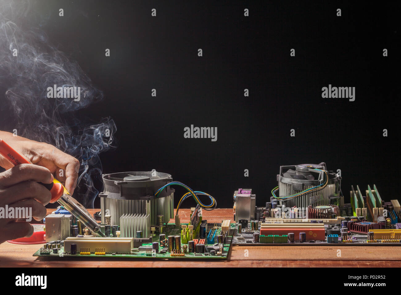 repair a soldering iron is a hand tool used in soldering. It supplies ...