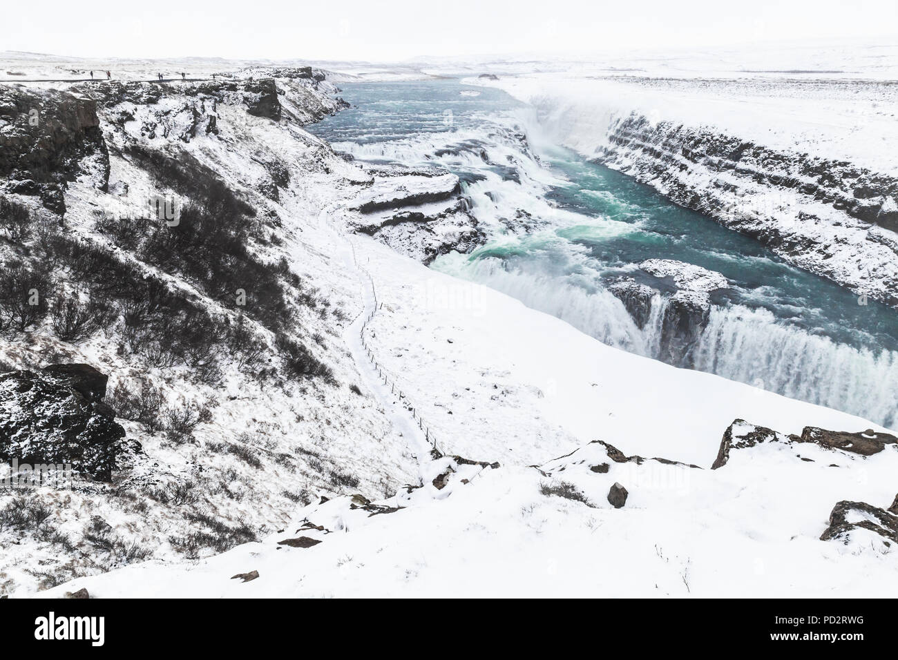 Reykjavik waterfall gullfoss hi-res stock photography and images - Alamy