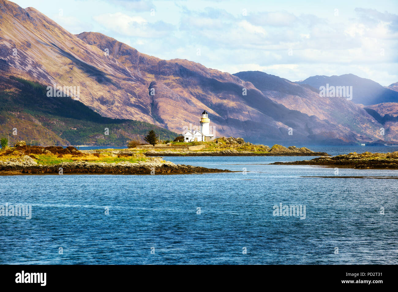 Isleornsay lighthouse hi-res stock photography and images - Alamy