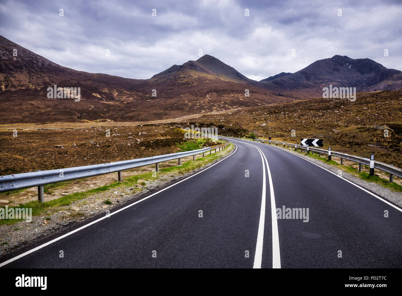 A87 at Blackhill, Isle of Skye Stock Photo - Alamy