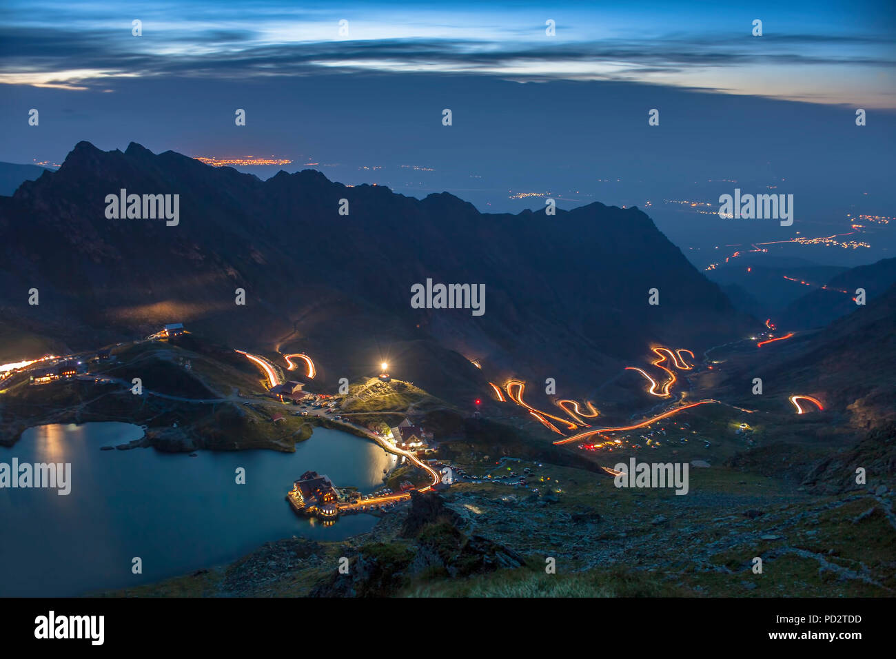 Transfagarasan night hi-res stock photography and images - Alamy