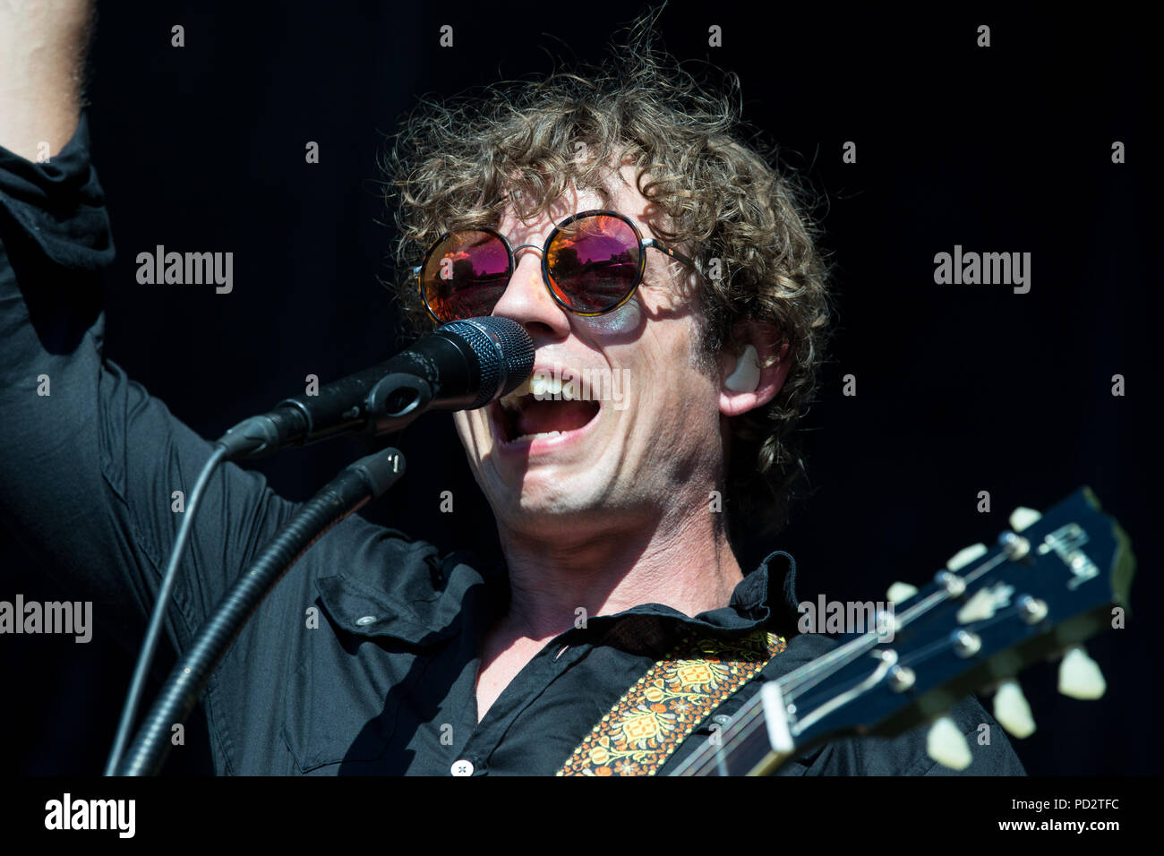Norway, Fredrikstad - July 27, 2018. The Norwegian singer, songwriter ...