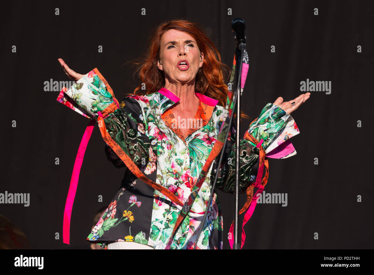 Norway, Fredrikstad - July 27, 2018. The Danish singer and songwriter ...