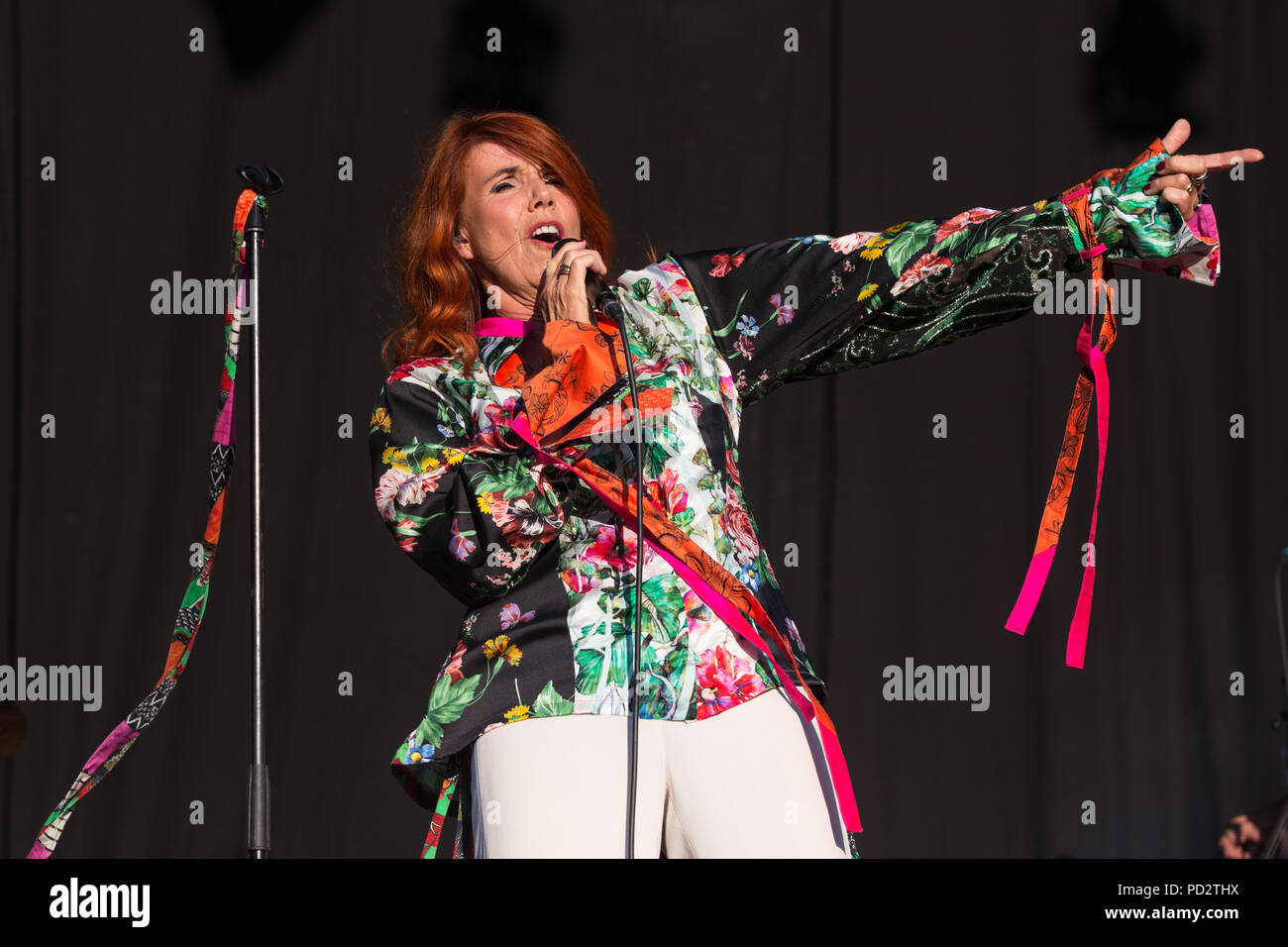 Norway, Fredrikstad - July 27, 2018. The Danish singer and songwriter ...
