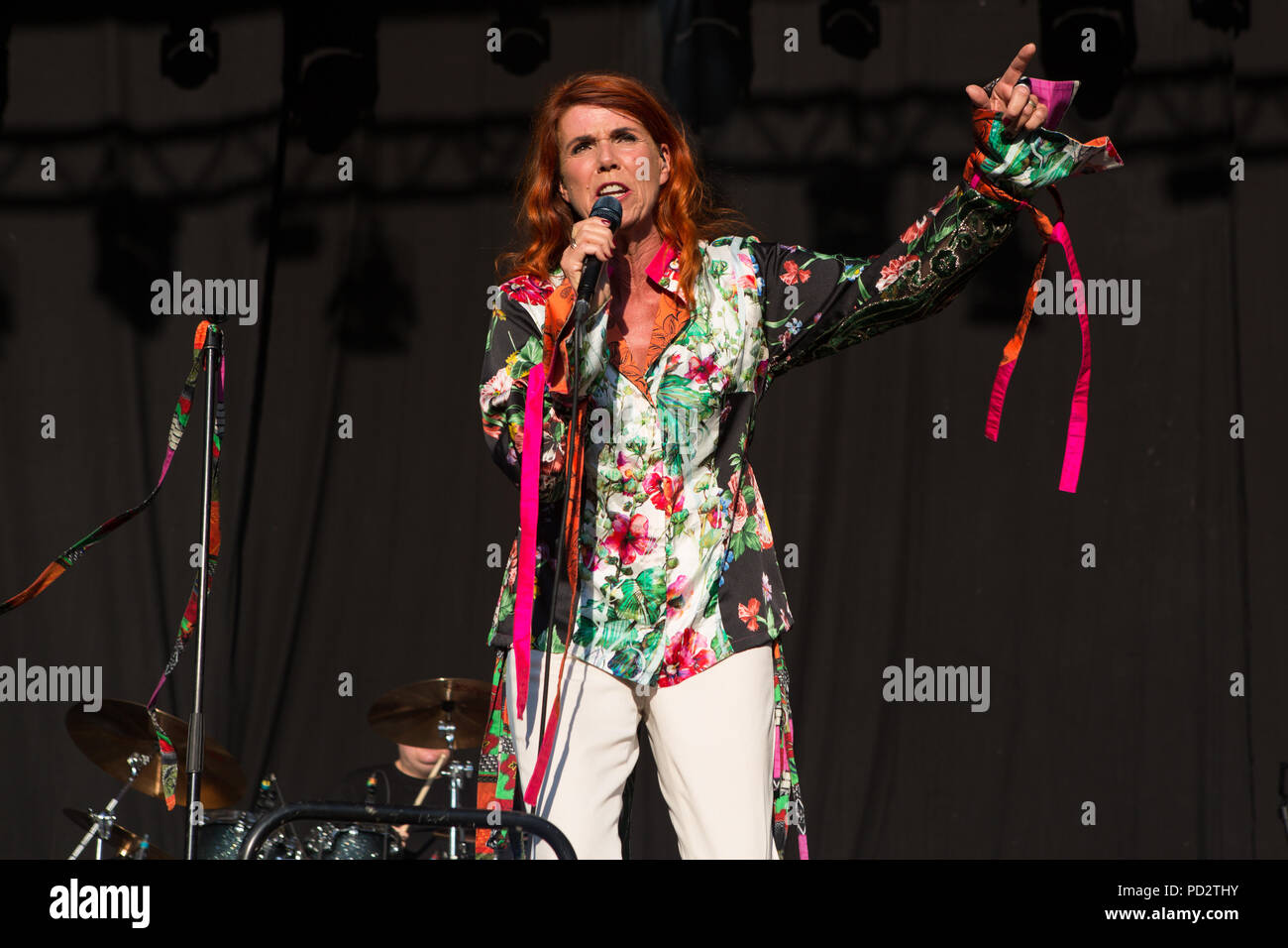 Norway, Fredrikstad - July 27, 2018. The Danish singer and songwriter ...