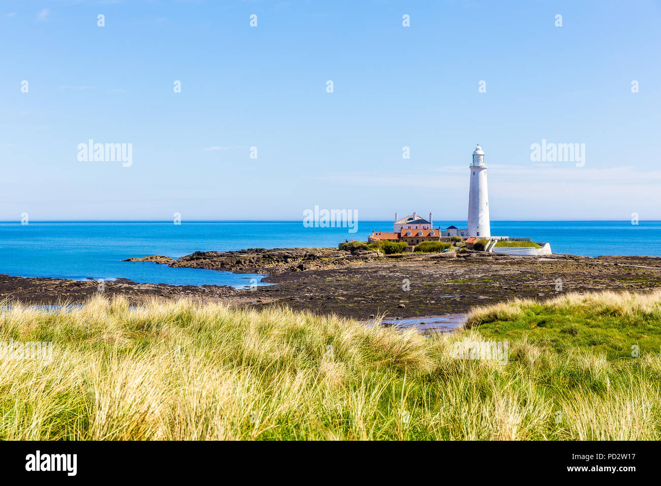 St. Marys Lighthouse on St. Marys Island Stock Photo - Alamy