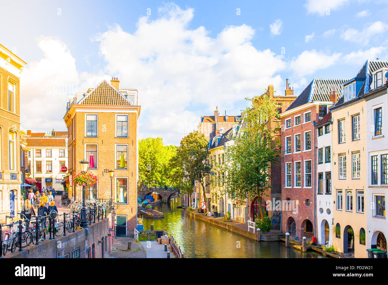 Historic city center of Utrecht, The Netherlands Stock Photo - Alamy