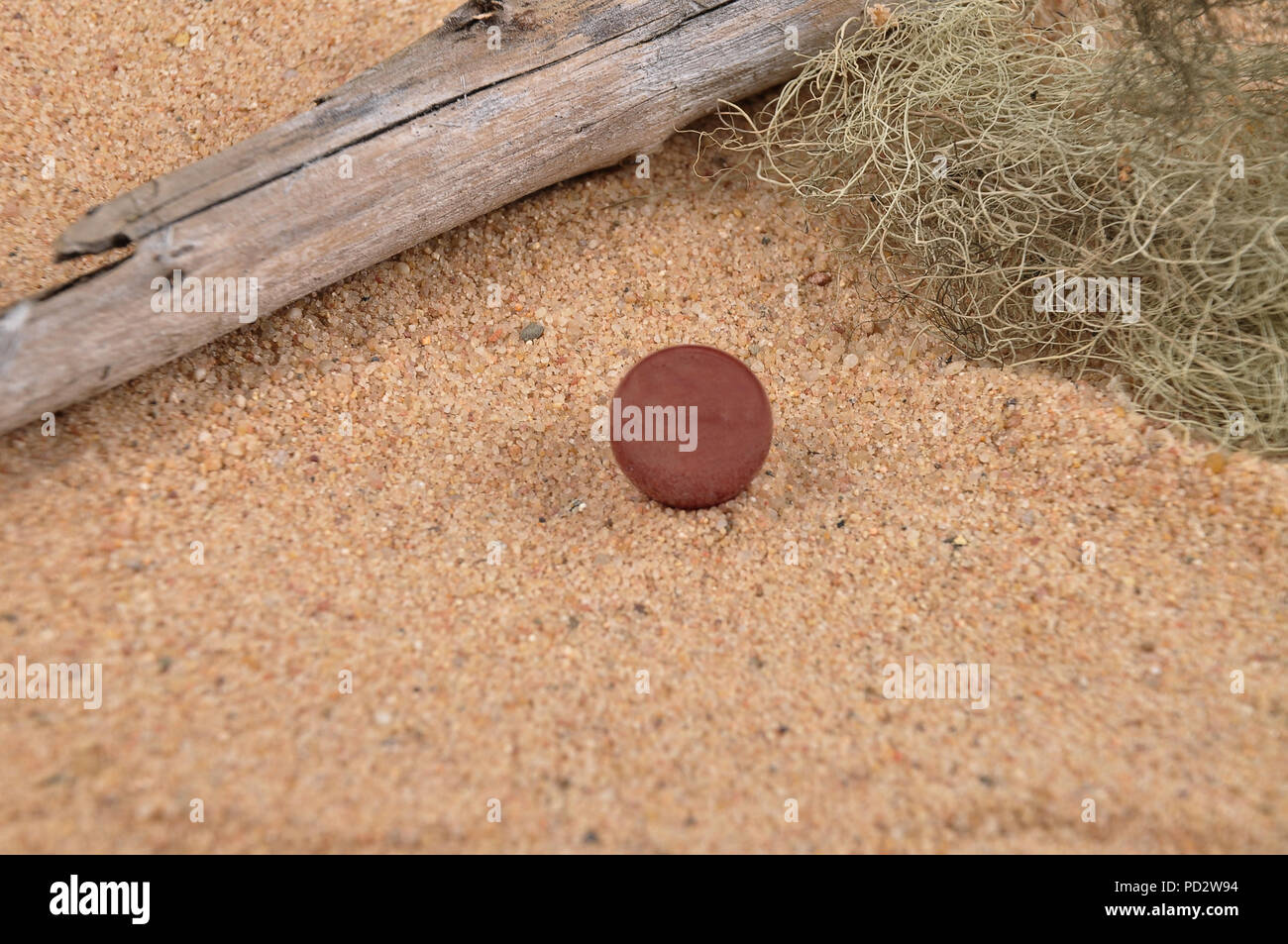 Little ball on beach Stock Photo - Alamy