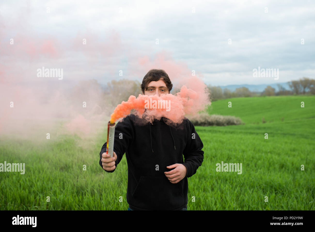 Flare man hi-res stock photography and images - Alamy