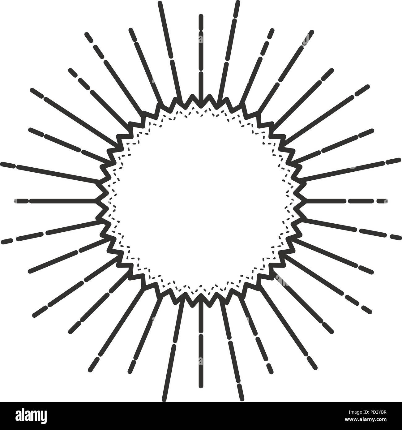 Elegant circular frame icon vector Black and White Stock Photos ...