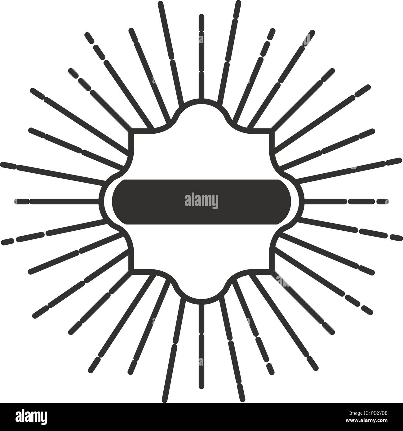 classic frame with burst Stock Vector Image & Art - Alamy