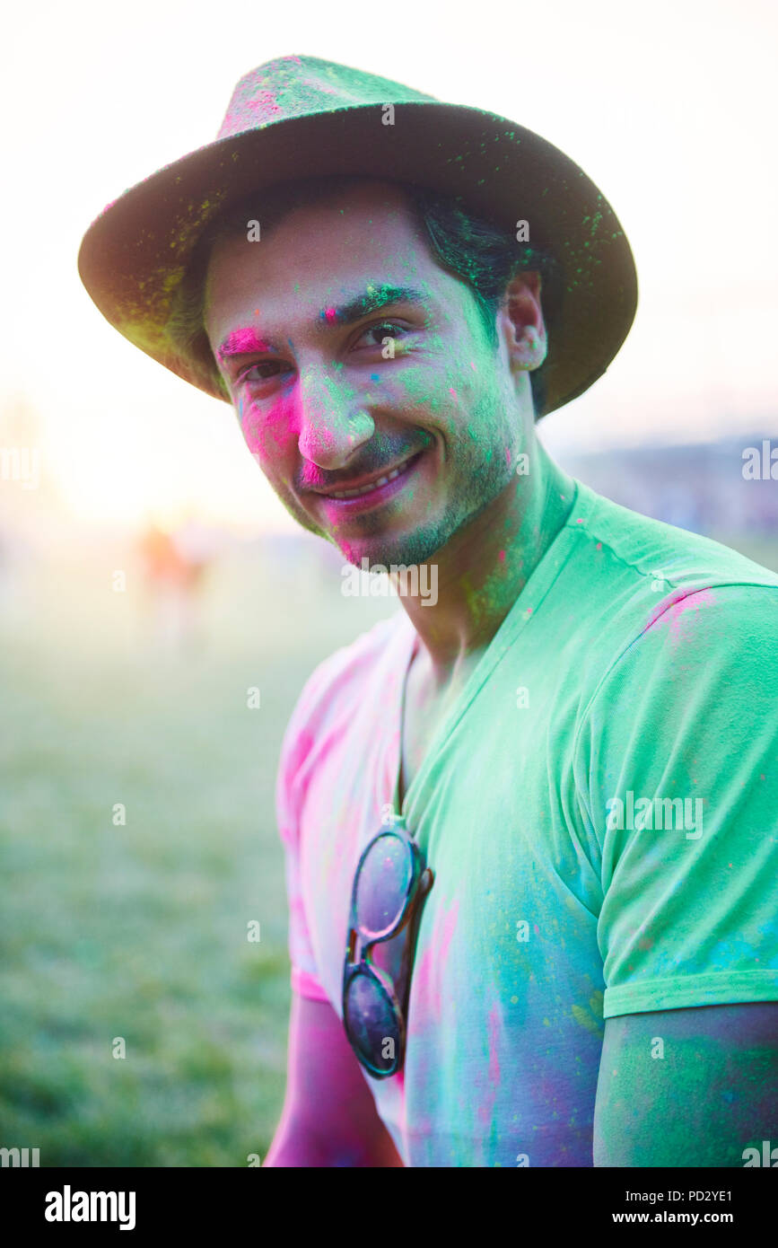 Young man covered in dust hi-res stock photography and images - Alamy