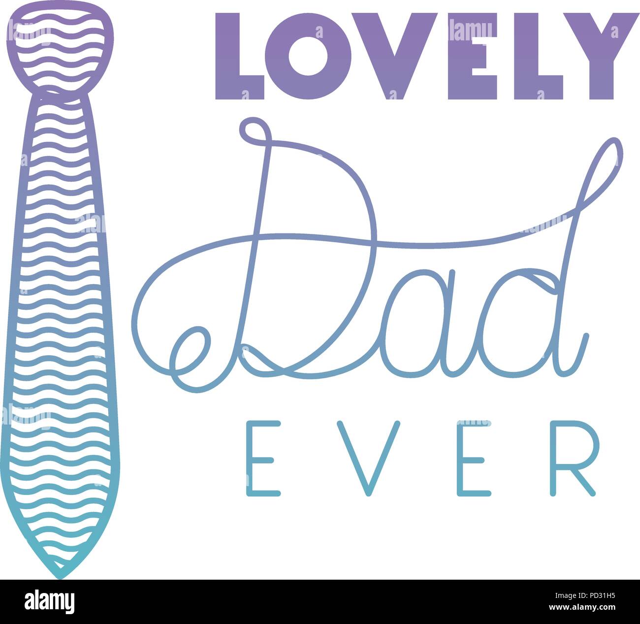 fathers day handmade font with necktie Stock Vector Image & Art - Alamy