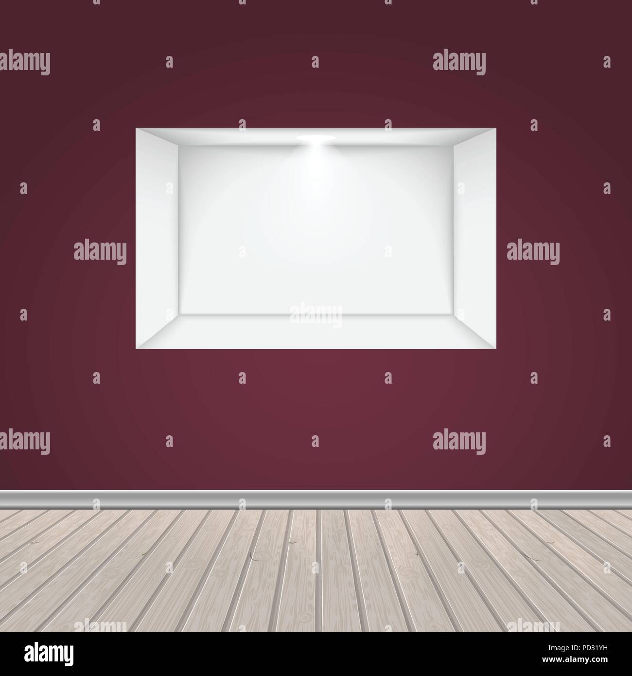 Empty Niche Vector Stock Vector Image & Art - Alamy