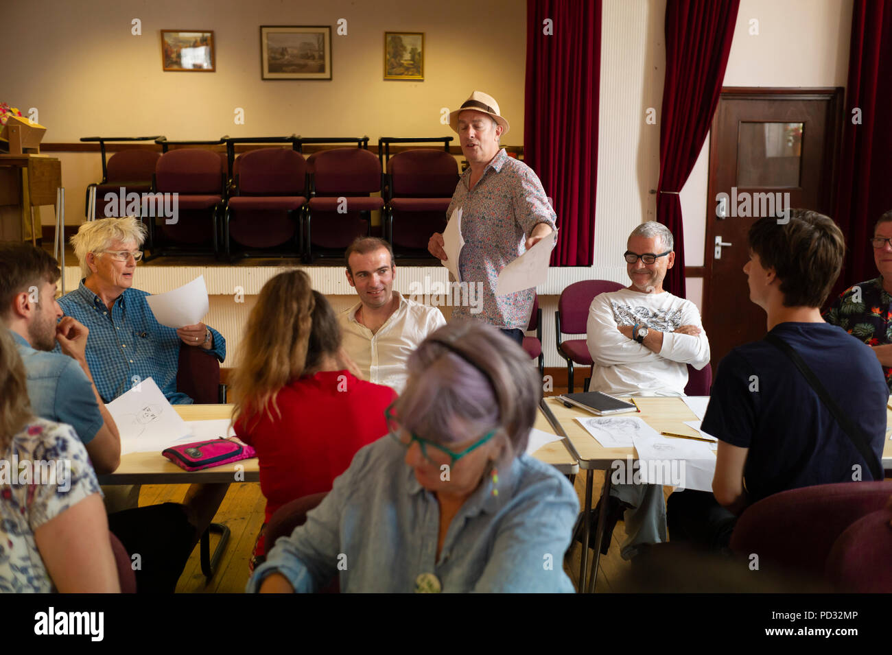 Martin Rowson internationally renowned cartoonist taking a masterclass ...