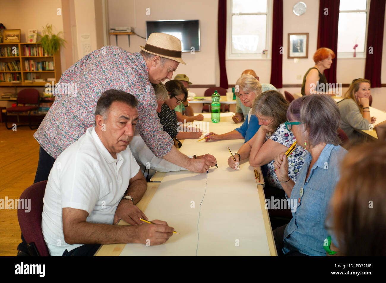 Martin Rowson internationally renowned cartoonist taking a masterclass ...