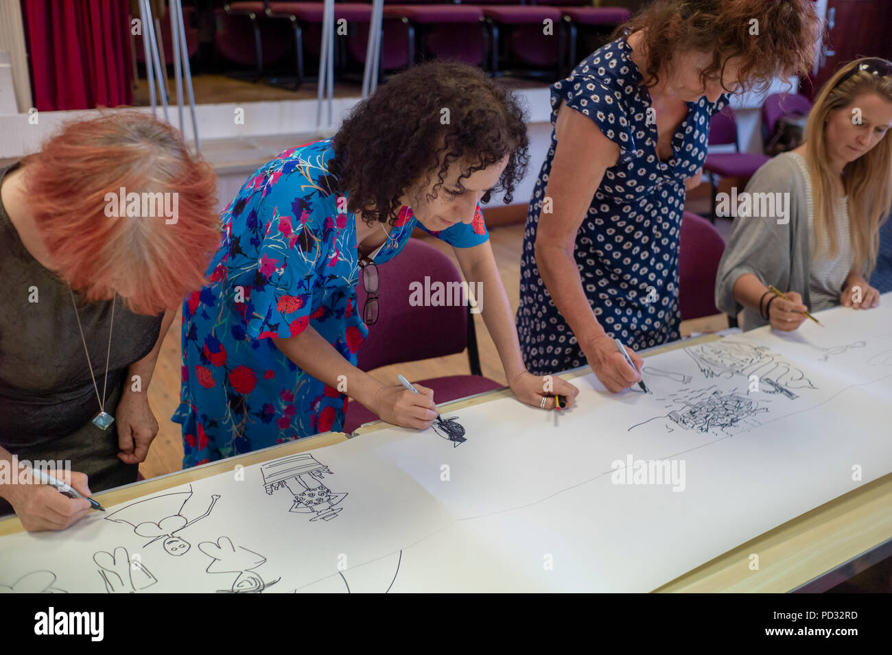 Martin Rowson internationally renowned cartoonist taking a masterclass ...