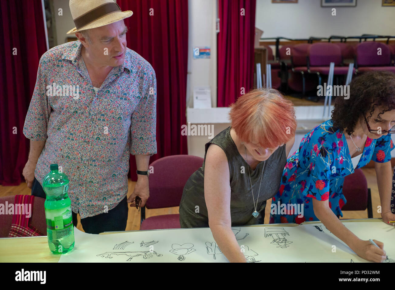 Martin Rowson internationally renowned cartoonist taking a masterclass ...