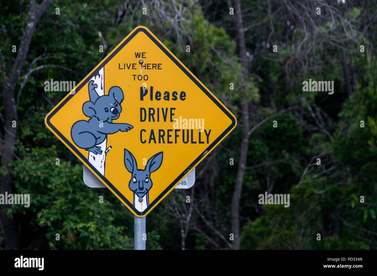Australain road sign hi-res stock photography and images - Alamy