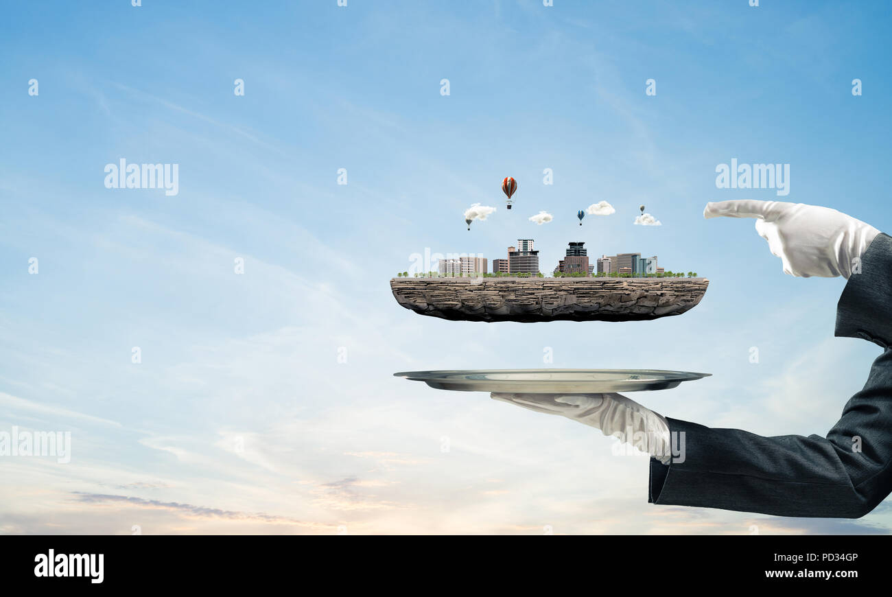 Concept of modern urban development Stock Photo - Alamy