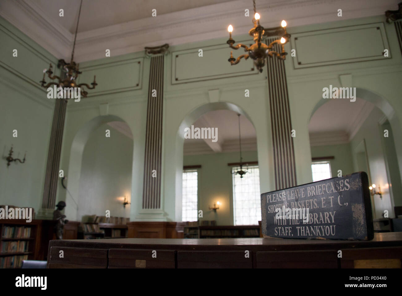 Nairobi, Kenya. 04th Aug, 2018. Interior view of the McMillan library ...