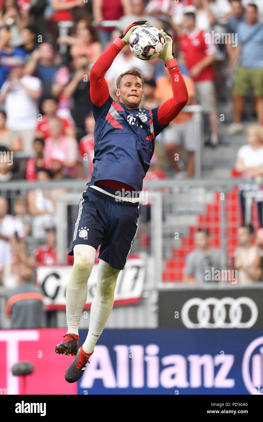Munich, Deutschland. 05th Aug, 2018. Manuel NEUER (goalkeeper FC Bayern ...