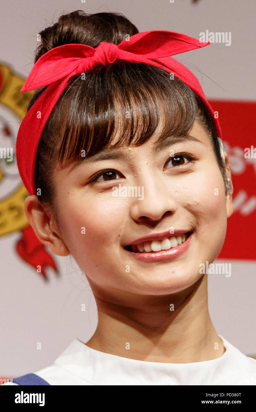 Chinese singer Long Mengrou, Oyatsu special ambassador, attends a news ...