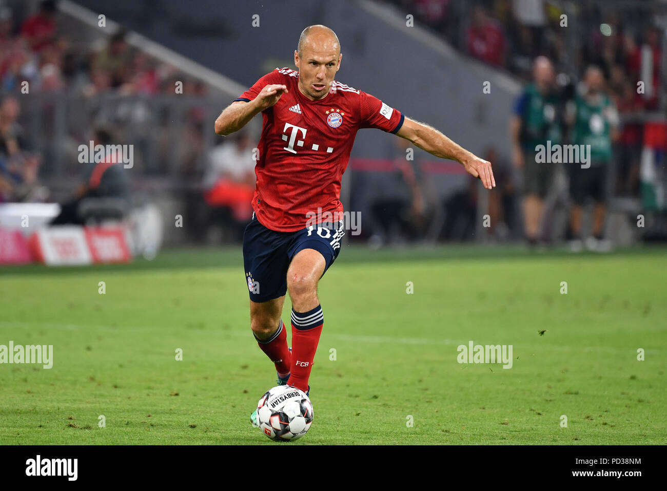 Munich, Deutschland. 05th Aug, 2018. Arjen ROBBEN (FC Bayern Munich ...