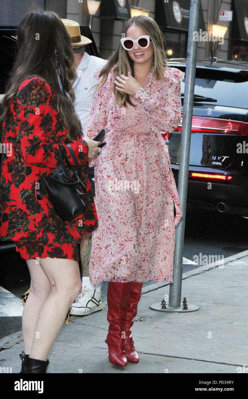 New York, NY, USA. 6th Aug, 2018. Debby Ryan seen at Good Morning ...