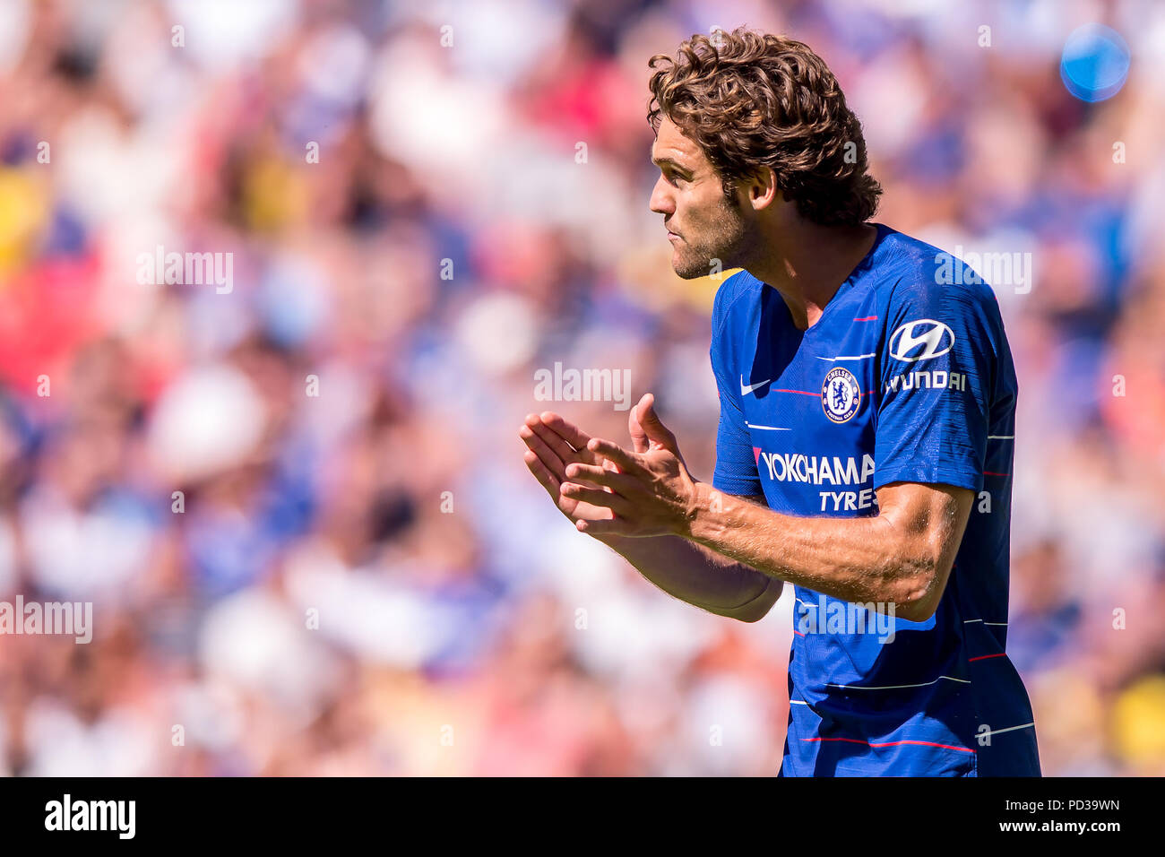 Marcos alonso wembley 2018 city hi-res stock photography and images - Alamy