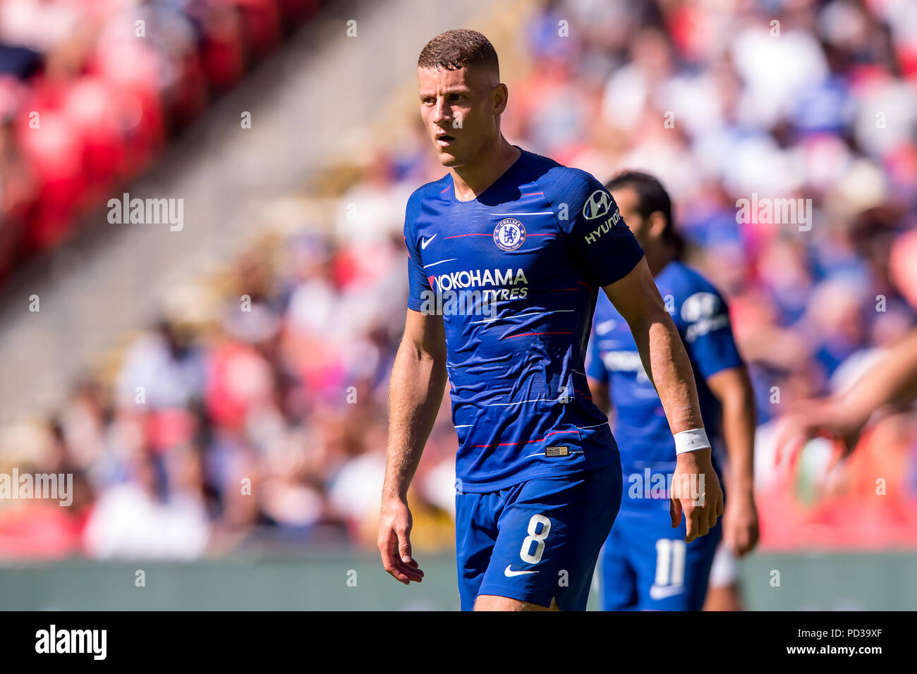 Ross Barkley of Chelsea during the 2018 FA Community Shield match ...