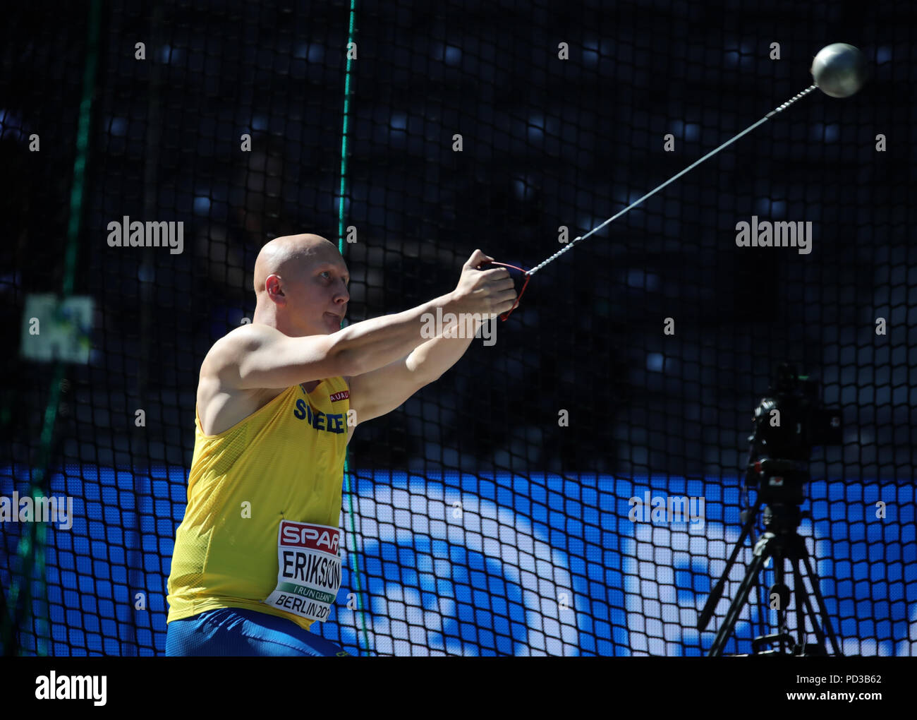 Berlin, Germany. 06 August 2018, Germany, Berlin, Athletics, Hammer ...
