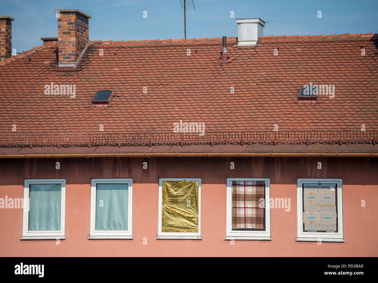 Reflective solar curtains hi-res stock photography and images - Alamy