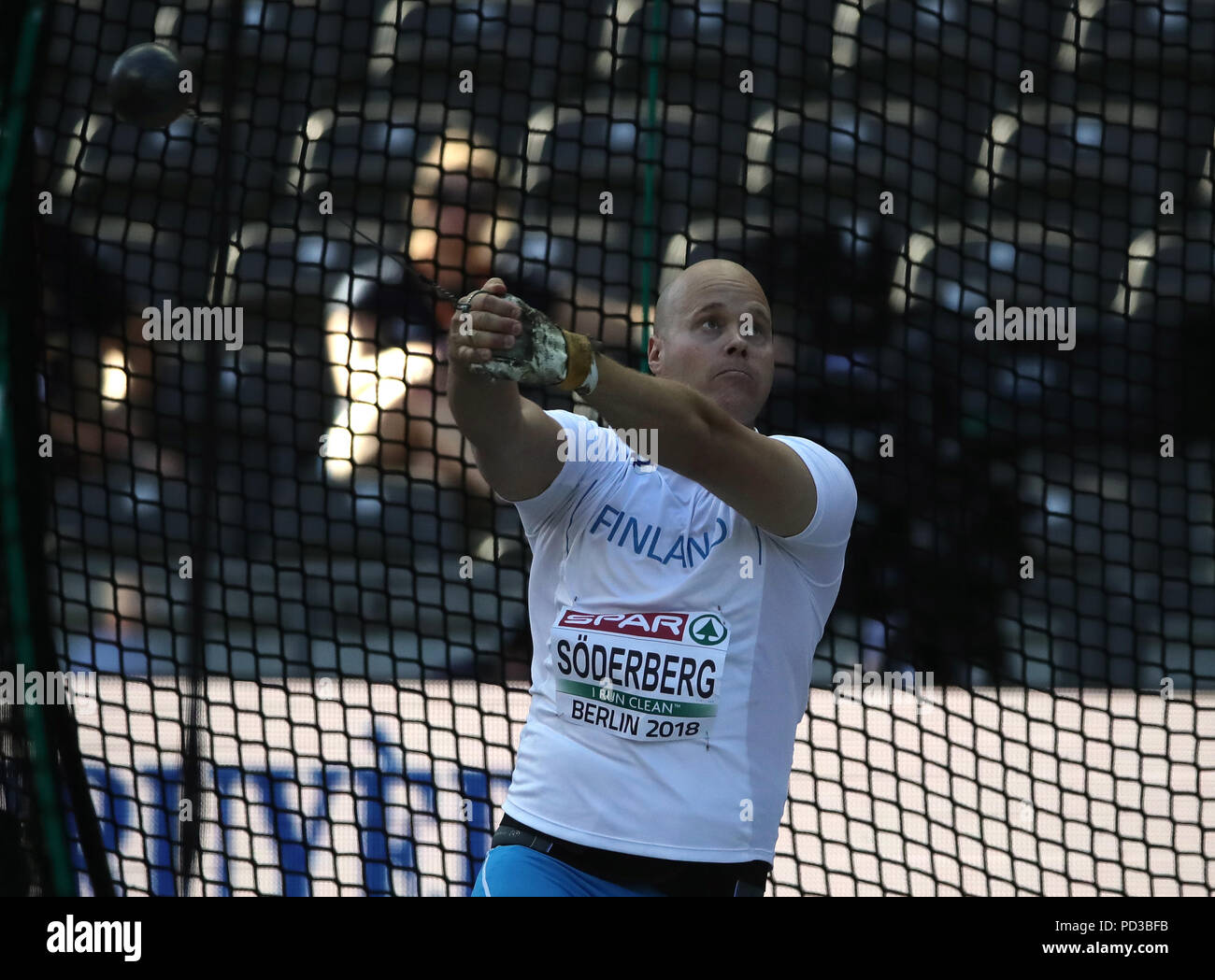 Berlin, Germany. 06 August 2018, Germany, Berlin, Athletics, Hammer ...