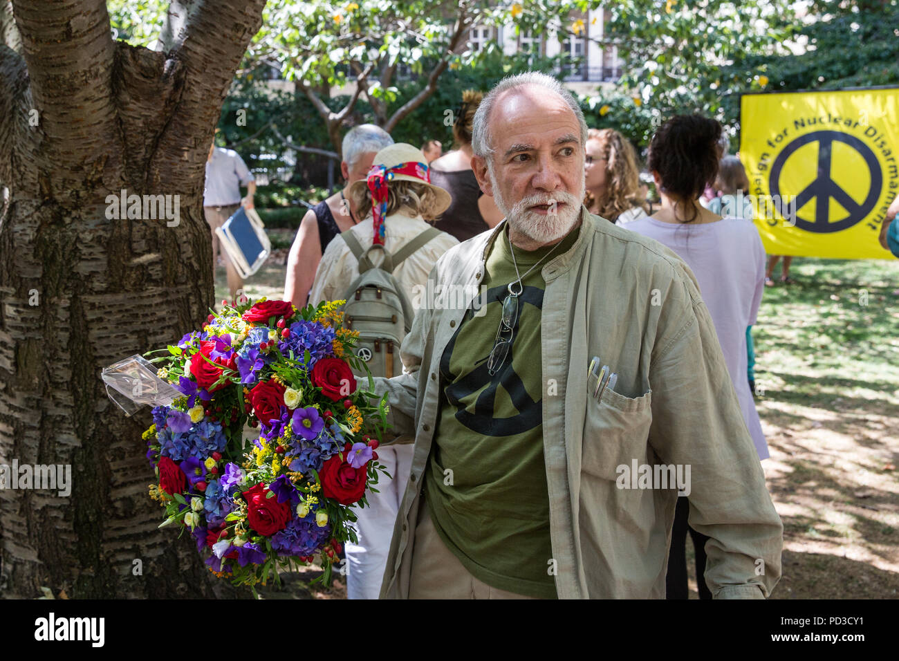 London, UK. 6th August, 2018. Bernard Miller, son of Cllr Millie Miller ...
