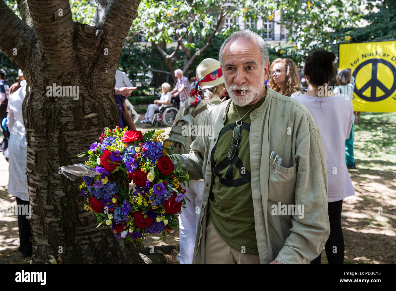 London, UK. 6th August, 2018. Bernard Miller, son of Cllr Millie Miller ...