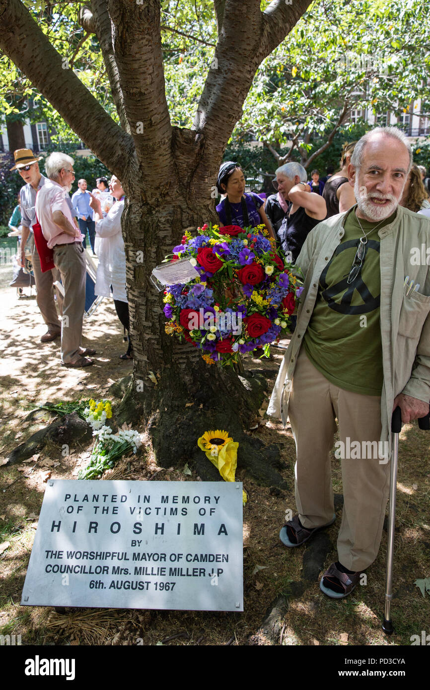 London, UK. 6th August, 2018. Bernard Miller, son of Cllr Millie Miller ...